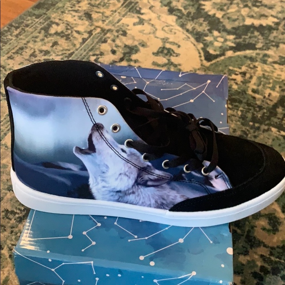 Custom Wolf Shoes - Gem